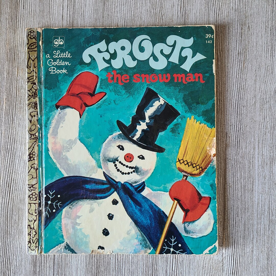 Vintage Frosty the Snowman Book 1970's Little Golden Book Vtg Snowman ...