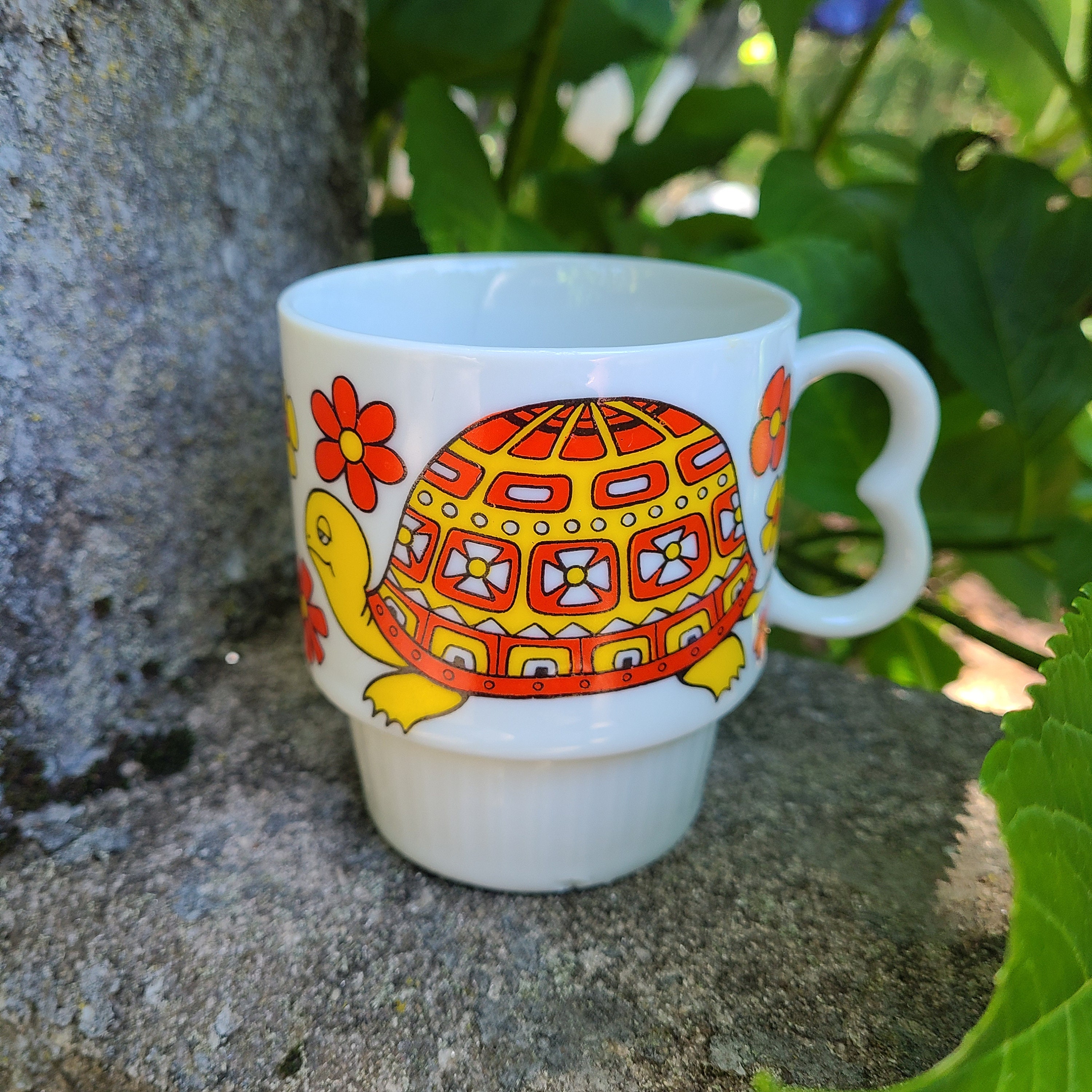 Vintage Turtle Coffee Cup 1950's Coffee Mug 1960's Coffee Cup Cute ...
