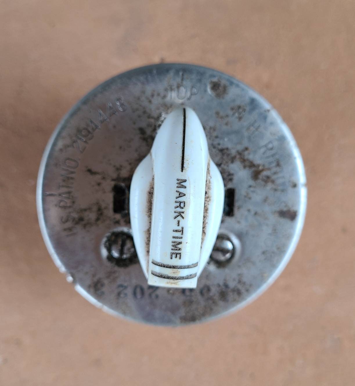 Vintage Kitchen Timer Mark Time Rustic Timer Metal Round Timer Old ...