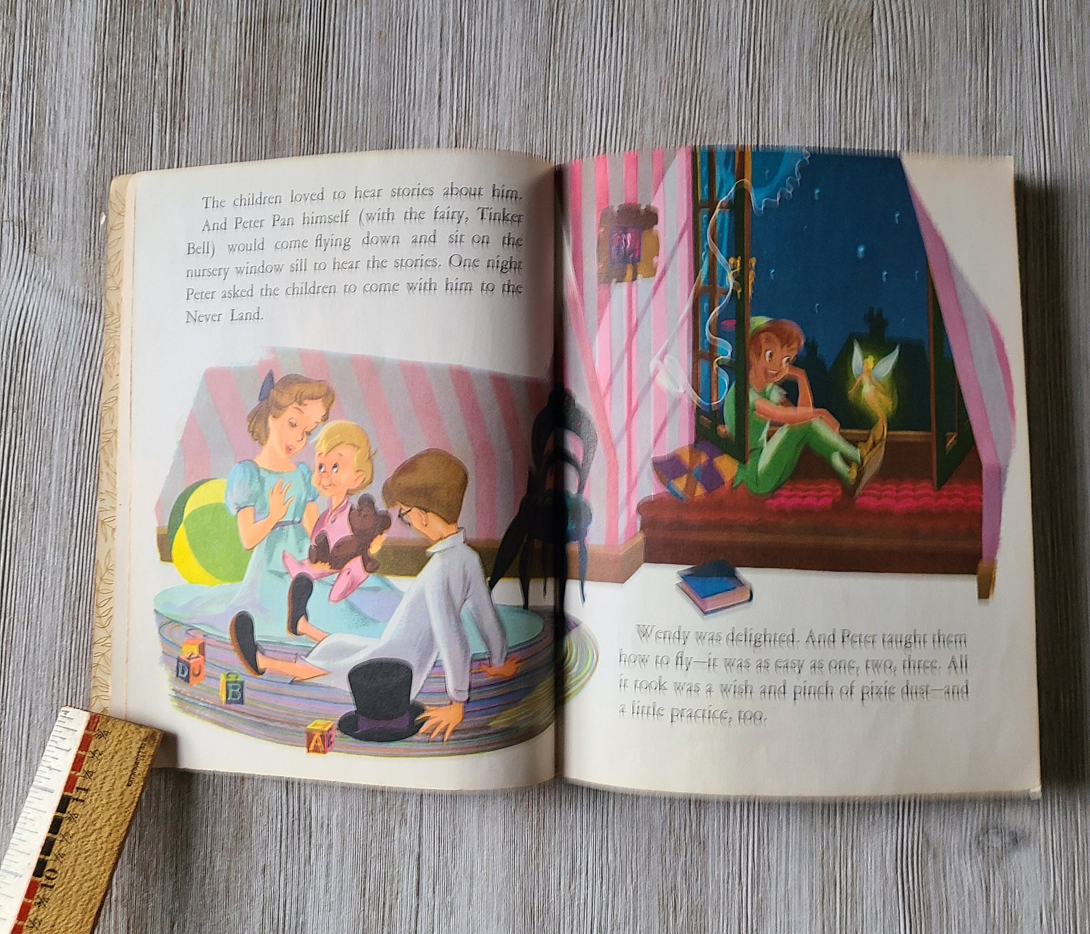 Vintage Golden Book Peter Pan and Wendy 1970's Little Golden Book Peter ...