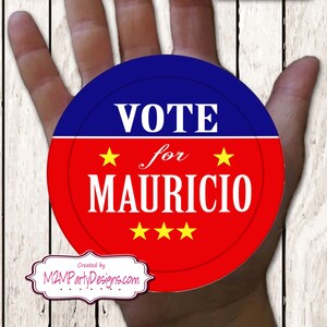 Campaign Buttons 3.5 Inch Button High School President Buttons ...