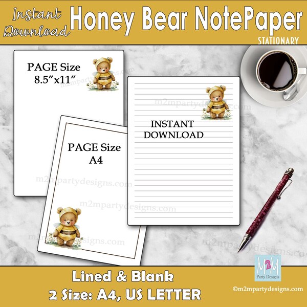 Honey Bear Pages - Etsy