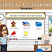 Virtual Classroom Easy Editable Template, Add Your Bitmoji and Links - Etsy