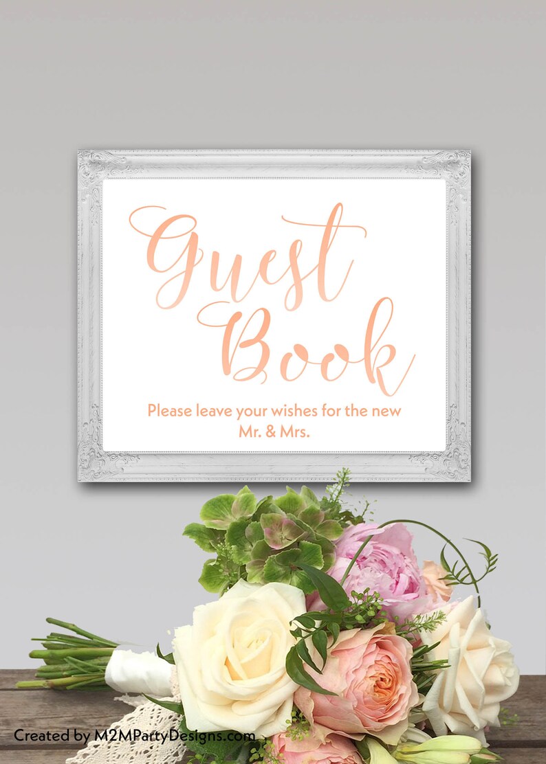 Wedding Guest Book Sign Printable sign Instant Download | Etsy
