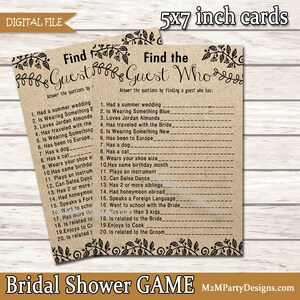 12 Printable Bridal Shower Games. Games Bundle, Bridal Shower Bundle ...