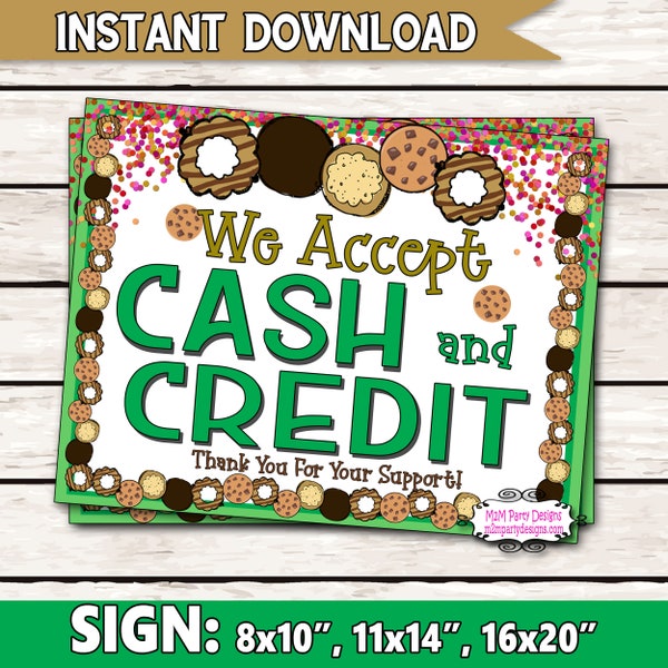 Cookie Booth Sign - Etsy