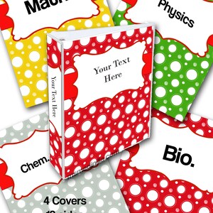 Binder Covers Winter Holiday Student. Teacher Editable Printable Set of ...