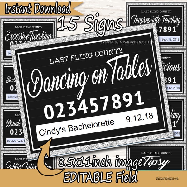 Mug Shot Signs - Etsy