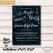 Enchanted Forest Prom Invitation With String Lights. Printable Ticket ...