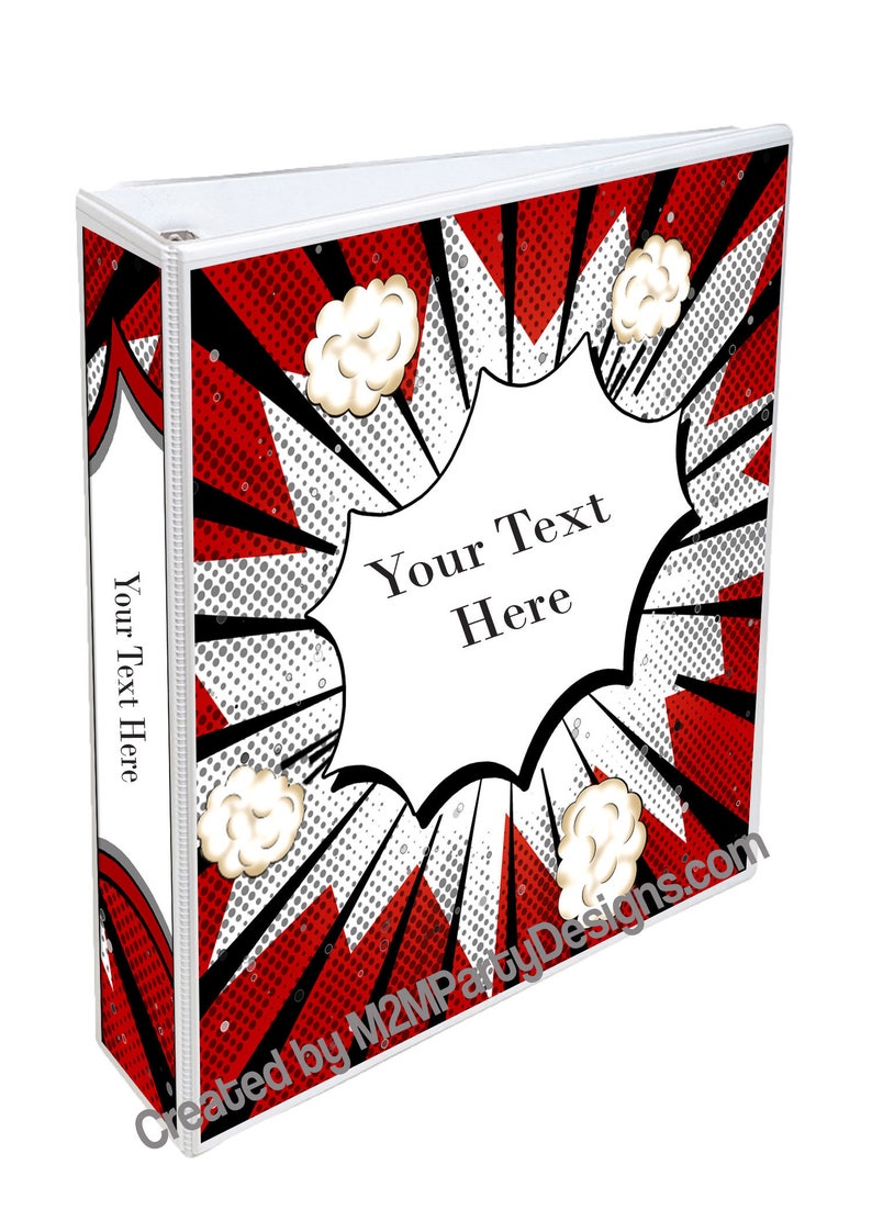 Superheroes Binder Covers Super Hero Student. Teacher Editable ...