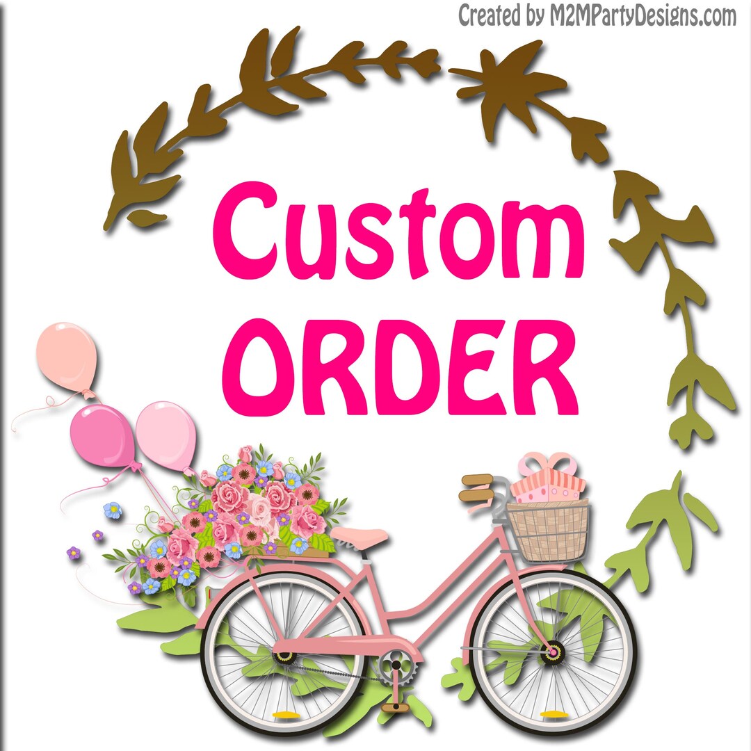 Custom Order Design, Labels, Invitation, Baby Shower, Birthday, Bridal ...