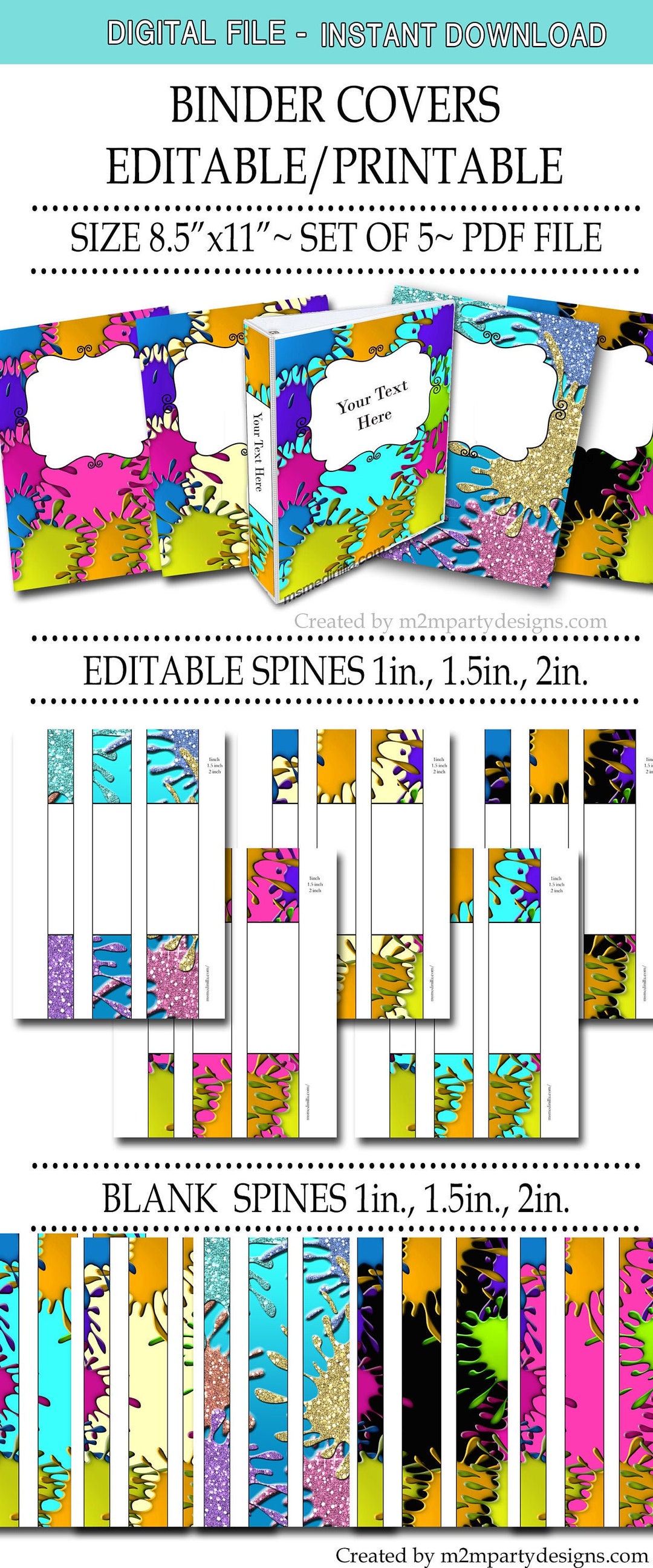 Slime Binder Covers Super Student. Teacher Editable Printable - Etsy
