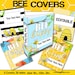 Binder Cover Printable Editable BEE Quotes Binder Covers Super Student ...