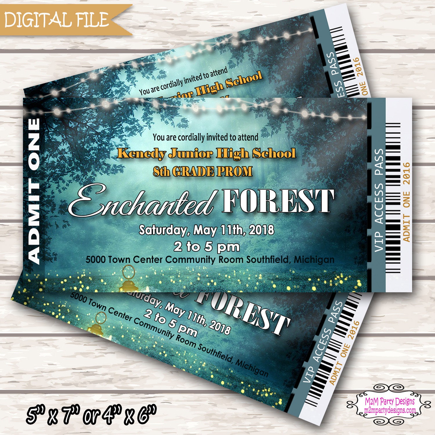 Enchanted Forest Prom Night