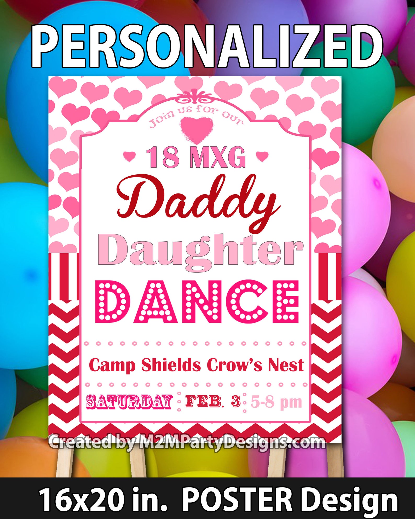 Father Daughter Dance Invitation. Daddy Daughter LUAU Dance. - Etsy