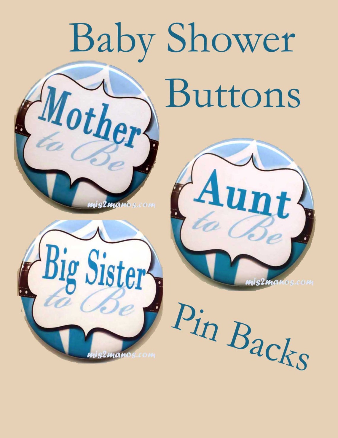 Its a Girl Buttons Pins Personalized 2.25 Inch Buttons Pin - Etsy