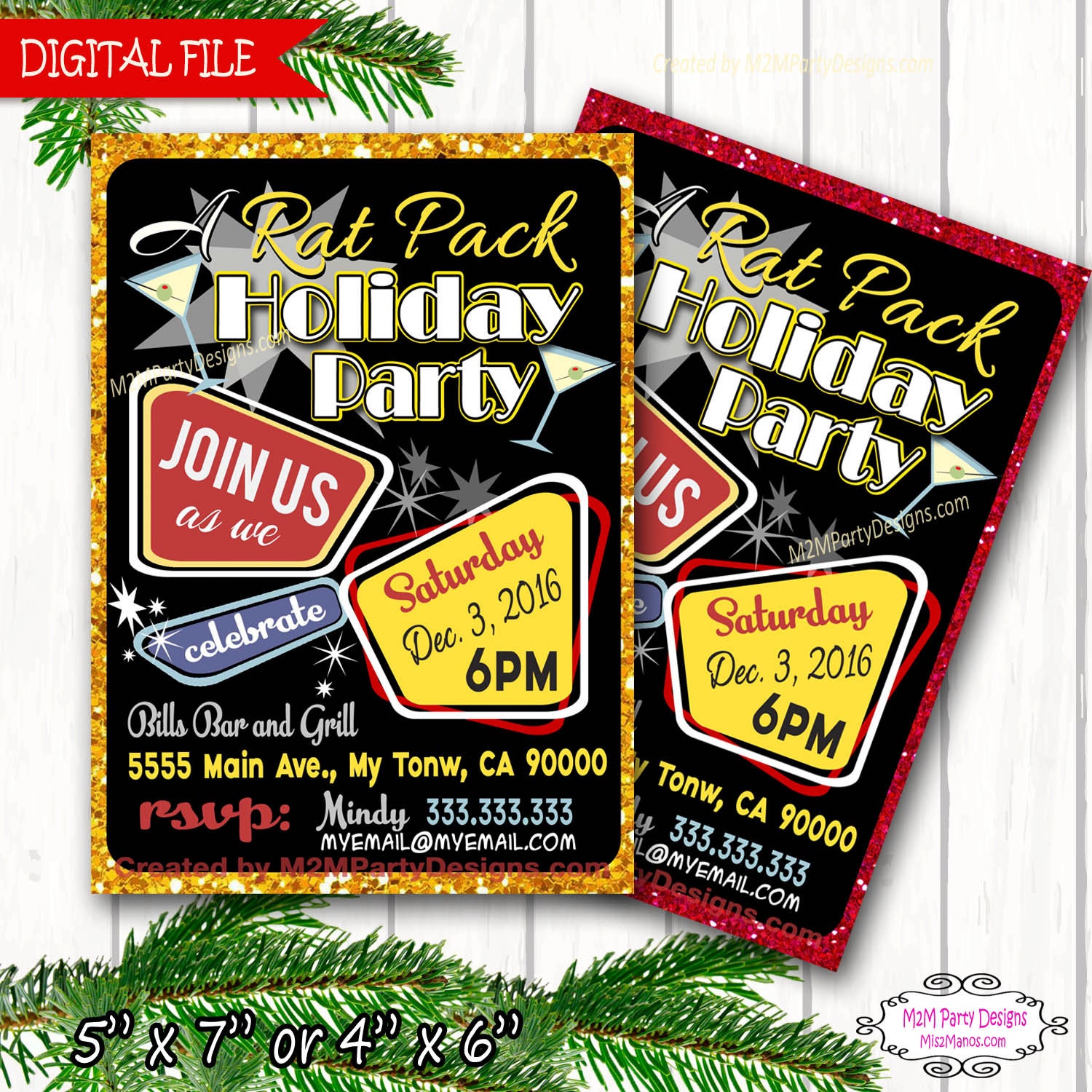 Casino Theme Party Las Vegas. Rat-Pack Themed Holiday | Etsy