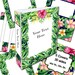 Binder Cover Printable Editable Tropical Binder Covers Super - Etsy