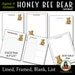 Honey Bee Bear Editable Notepaper, Letter Size Printable Stationery ...