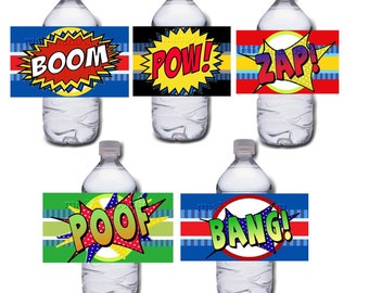 Superhero Water - Etsy
