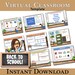 Virtual Classroom Easy Editable Template, Add Your Bitmoji and Links - Etsy