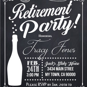 Retirement Invitation. Retirement Party Invitation. Retirement ...