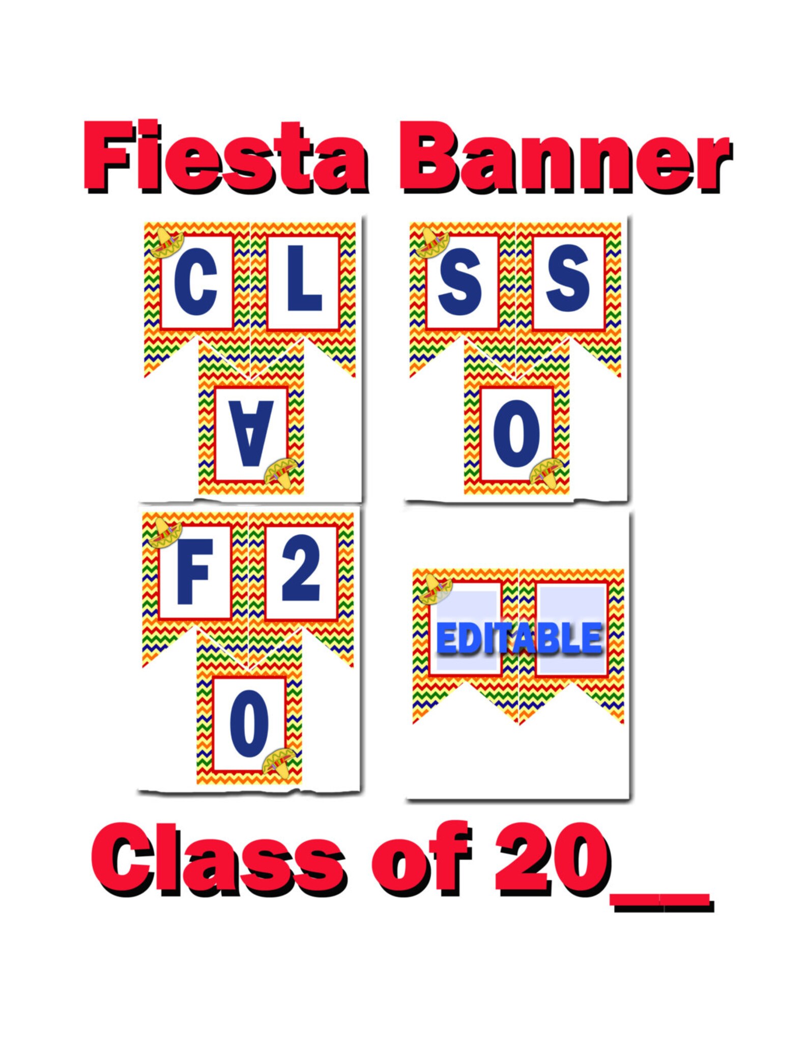Fiesta Banner INSTANT Download Party DIY Print It Yourself | Etsy
