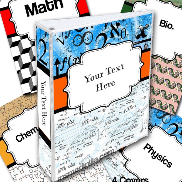 Biology Binder Cover - Etsy