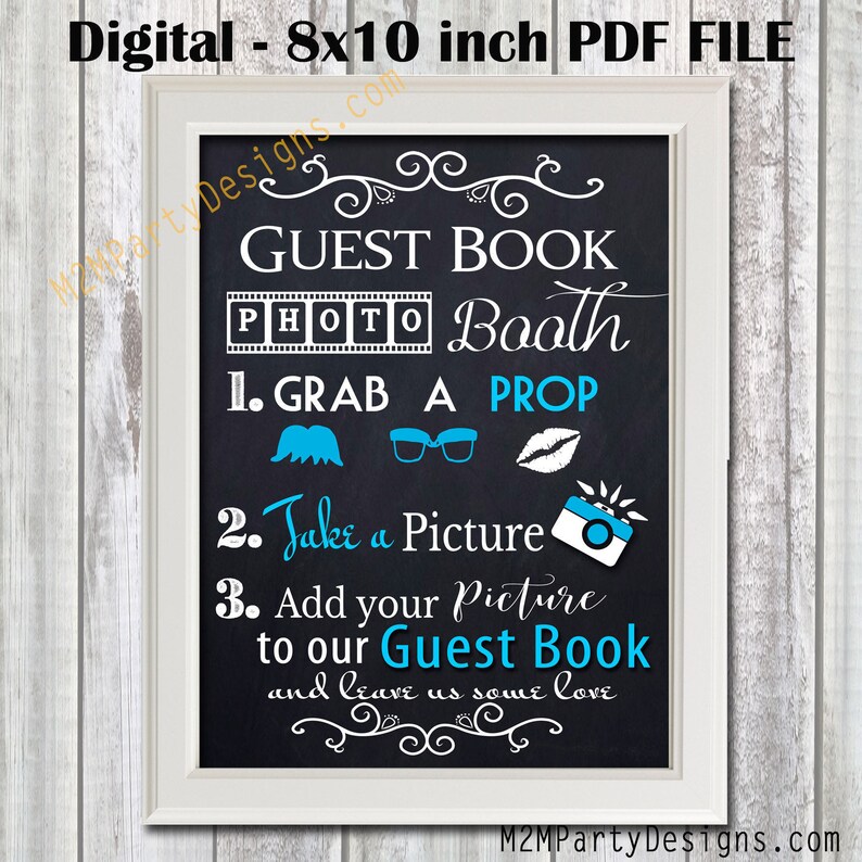 Wedding Guest Book Sign Printable sign Instant Download | Etsy