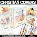 Christian Quotes Binder Covers: Editable School Set (digital Download ...