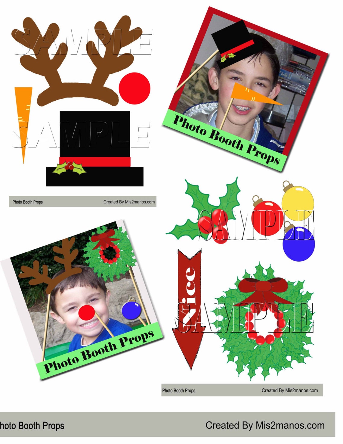 Photo Props Thanksgiving Pilgrim INSTANT DOWNLOAD KIT Set of | Etsy