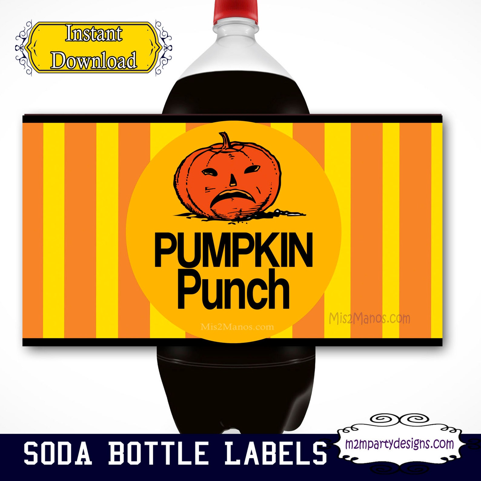 Halloween Soft Drink Labels. Halloween Party Decals. Halloween - Etsy