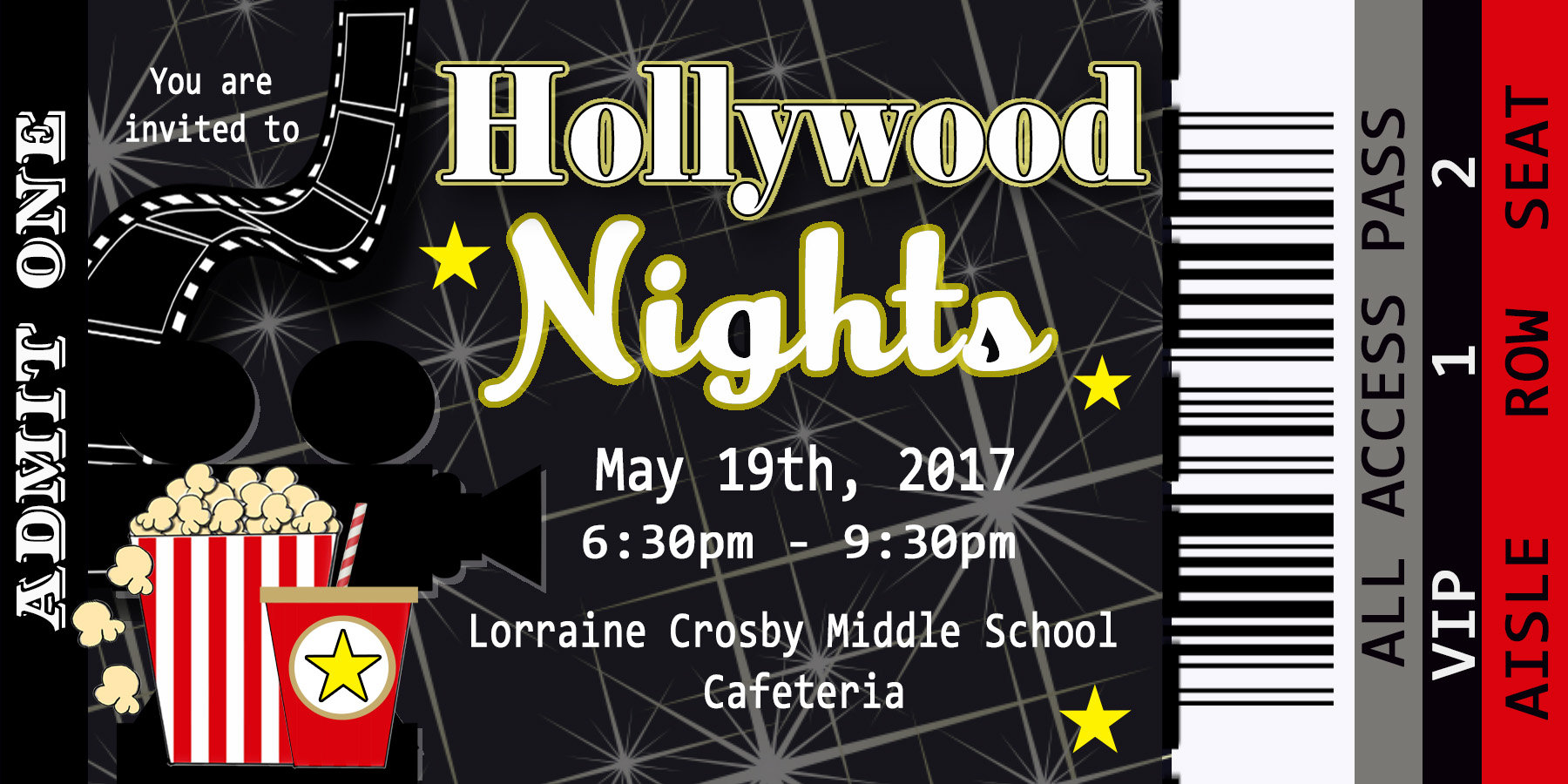 Red Carpet Movie Party Invitation Printable Invitation DIY | Etsy