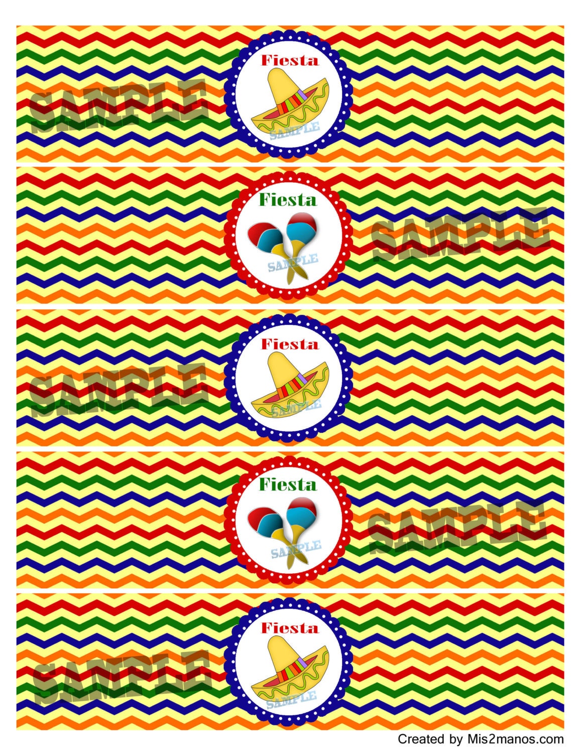 Fiesta Party Tags Graduation Baby Shower Birthday | Etsy