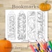 Thanksgiving Bookmark Coloring Bookmarks Bookmark, Thankful Coloring ...