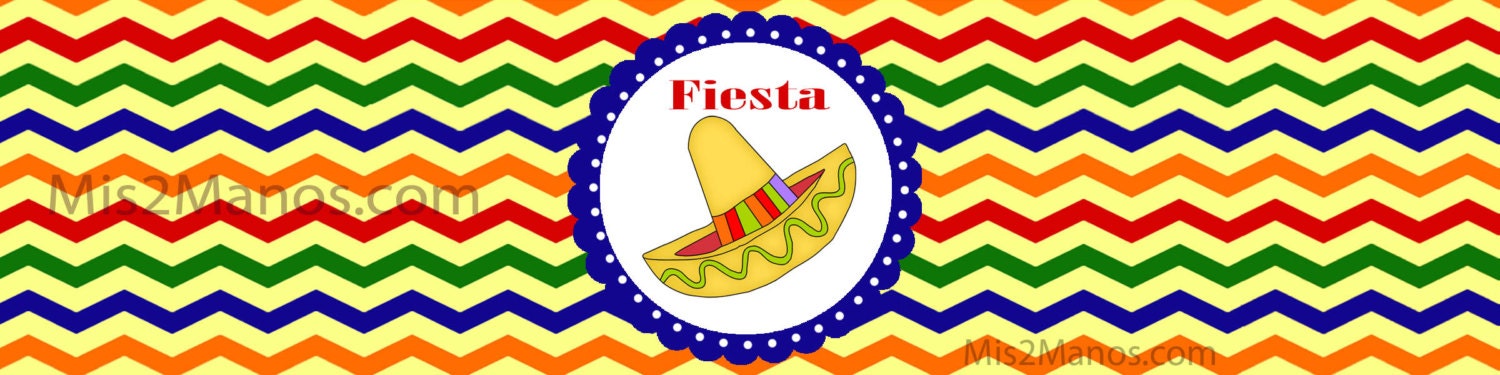 Fiesta Party Tags Graduation Baby Shower Birthday | Etsy