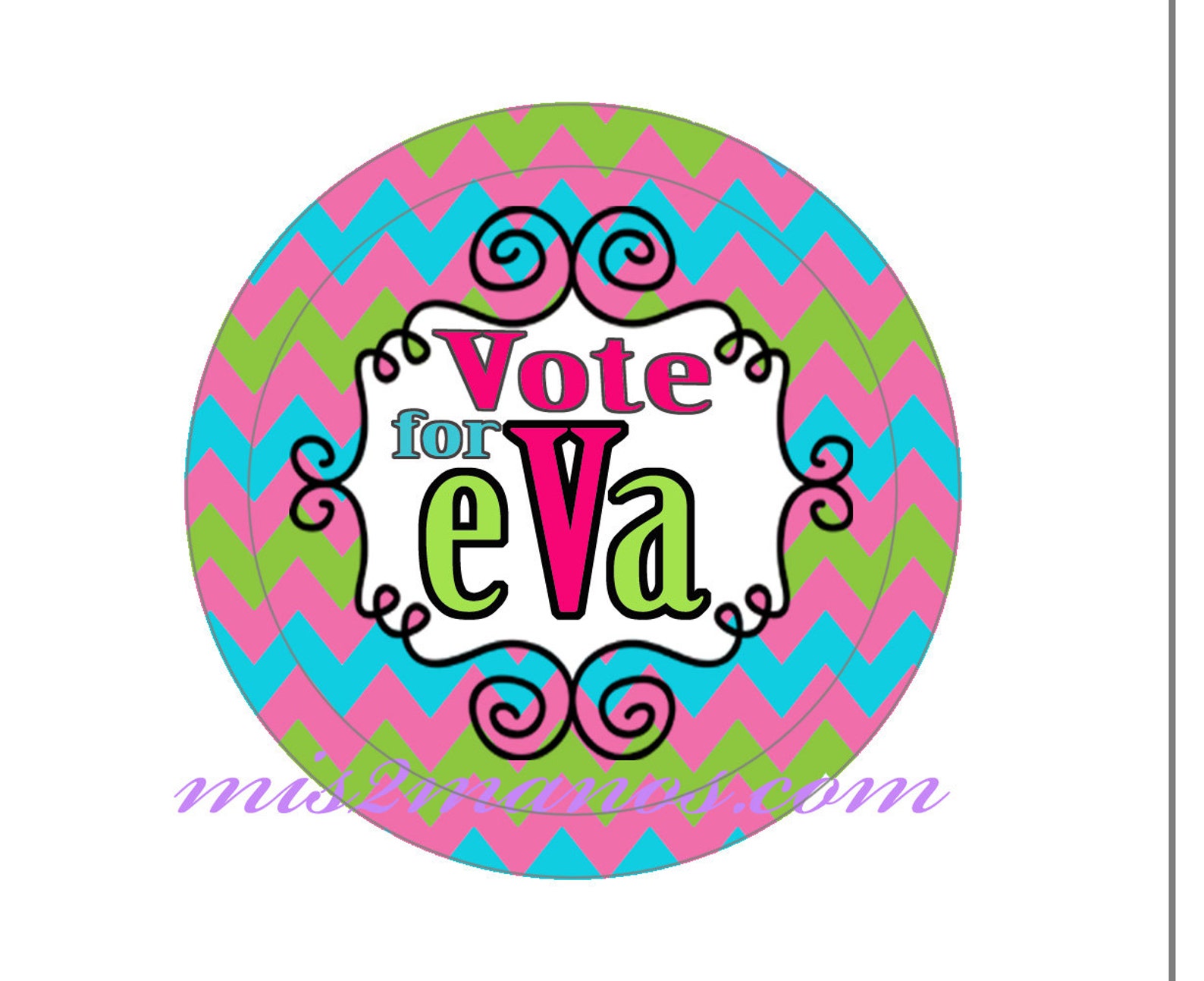 Campaign Buttons High School President Buttons Personalized Buttons ...