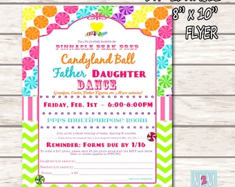 Father Daughter Dance Flyer | Etsy