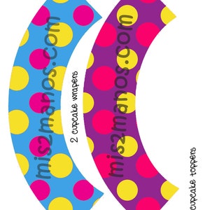 Super Hero Comic Book Cupcake Toppers Printable DIY Set of 20 Instant ...