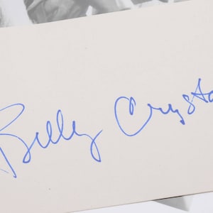 Billy Crystal Autograph Photograph, Hollywood Comedian, Cowboy on Horse ...