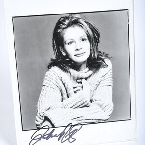 Julia Roberts Autograph, Black and White Photo, Pretty Woman, Steel ...