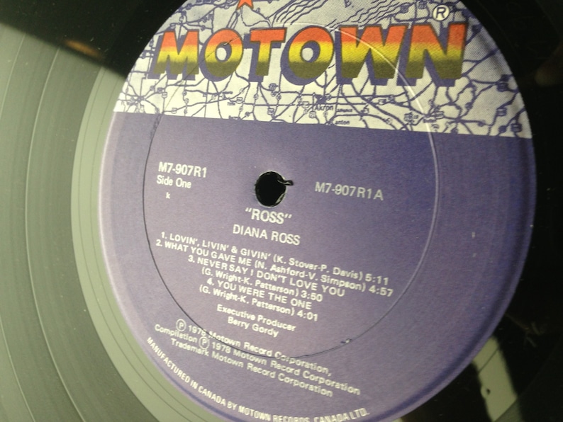 Diana Ross Vinyl Record Album, Autograph 1978 Motown Collectible Music ...