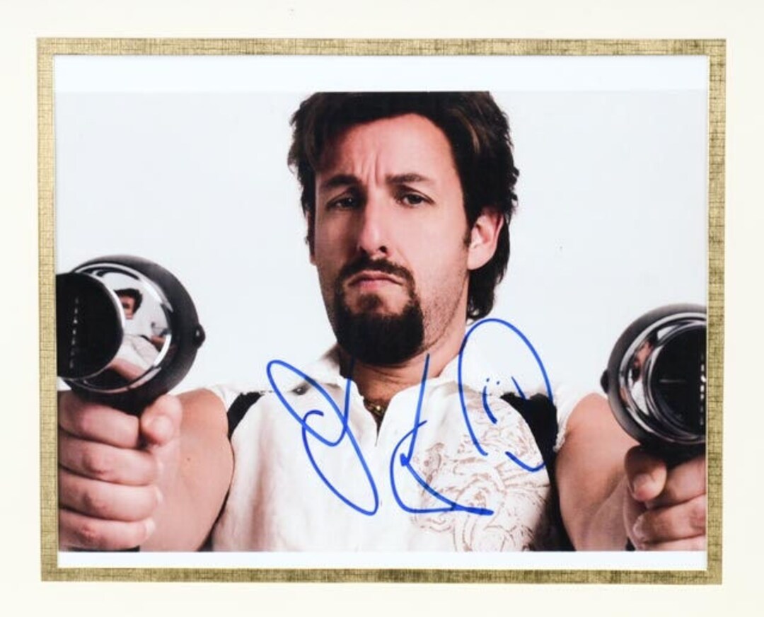 Adam Sandler Autograph Photograph From Movie, You Don't Mess With Zohan ...