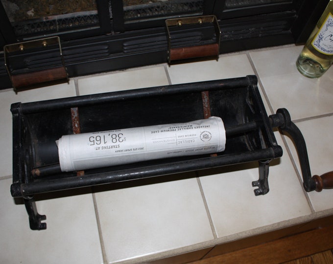 Vintage Newspaper Log Roller for Fireplace Logs - Etsy