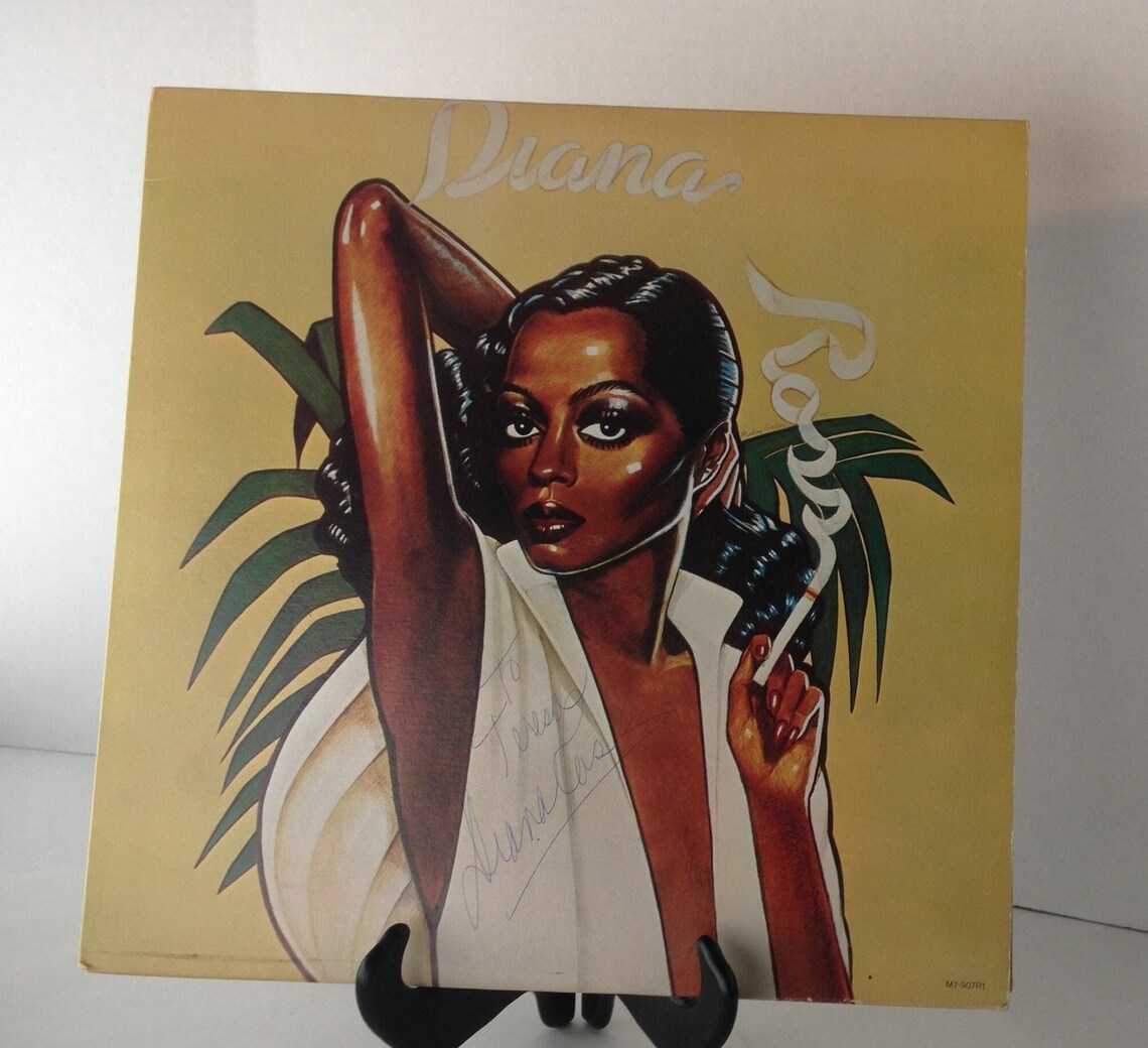 Diana Ross Vinyl Record Album, Autograph 1978 Motown Collectible Music ...