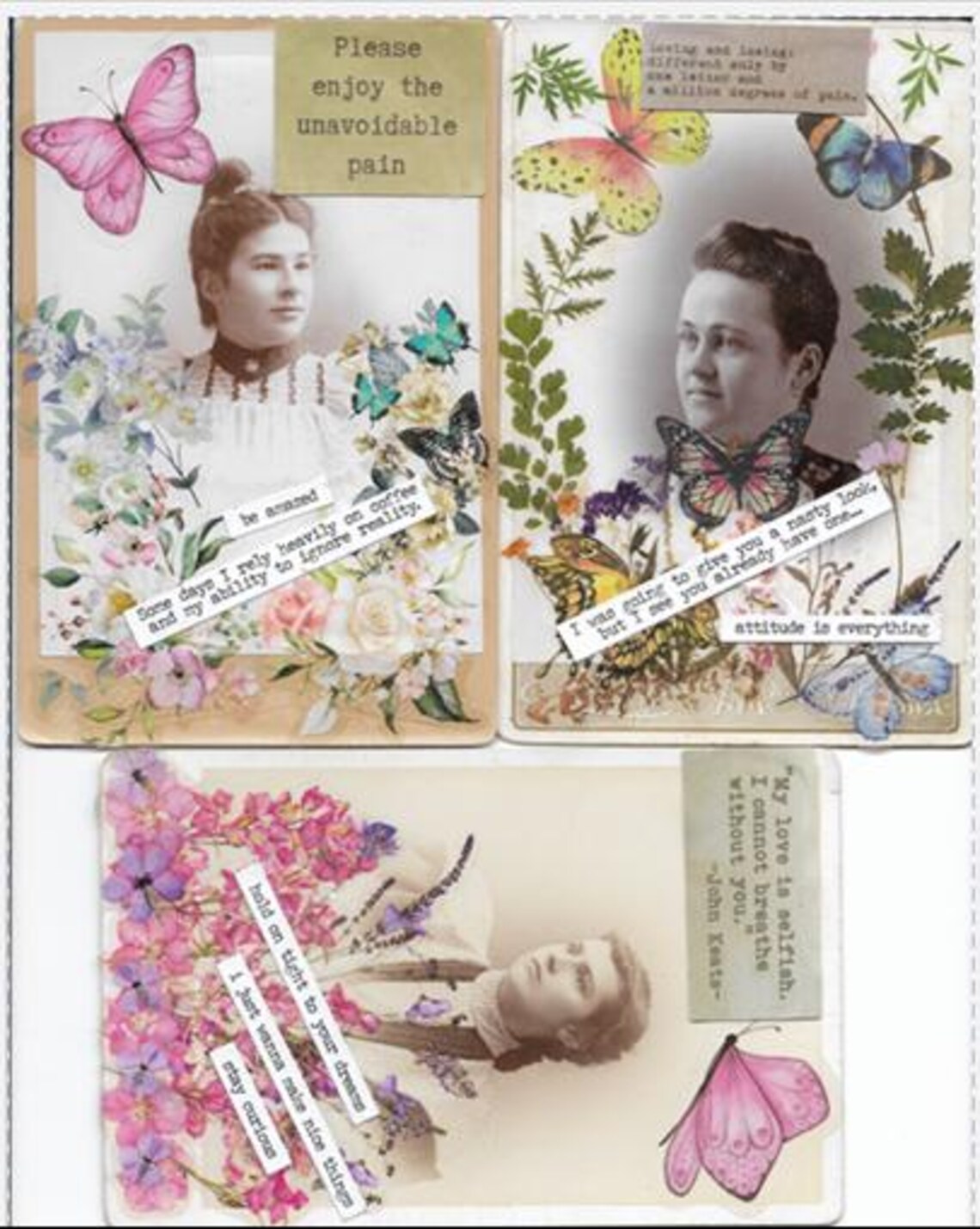 Antique Altered Cabinet Cards – Digital Download – Junk Journals ...