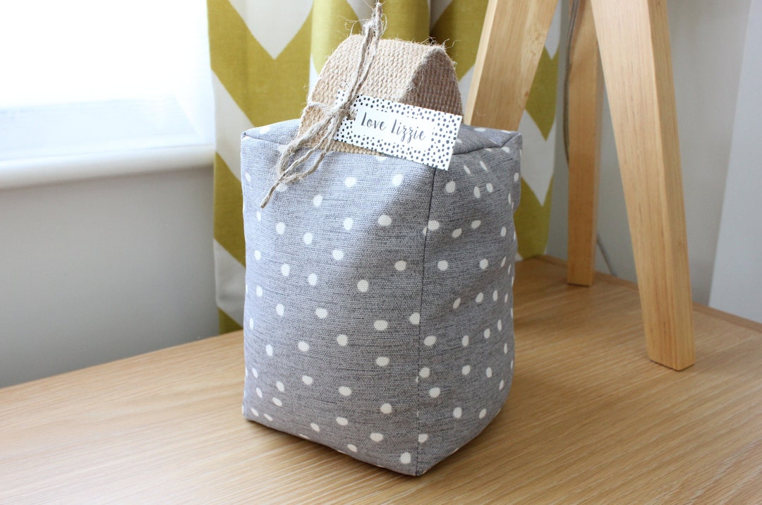 Grey Dot Door Stop Unfilled - Etsy