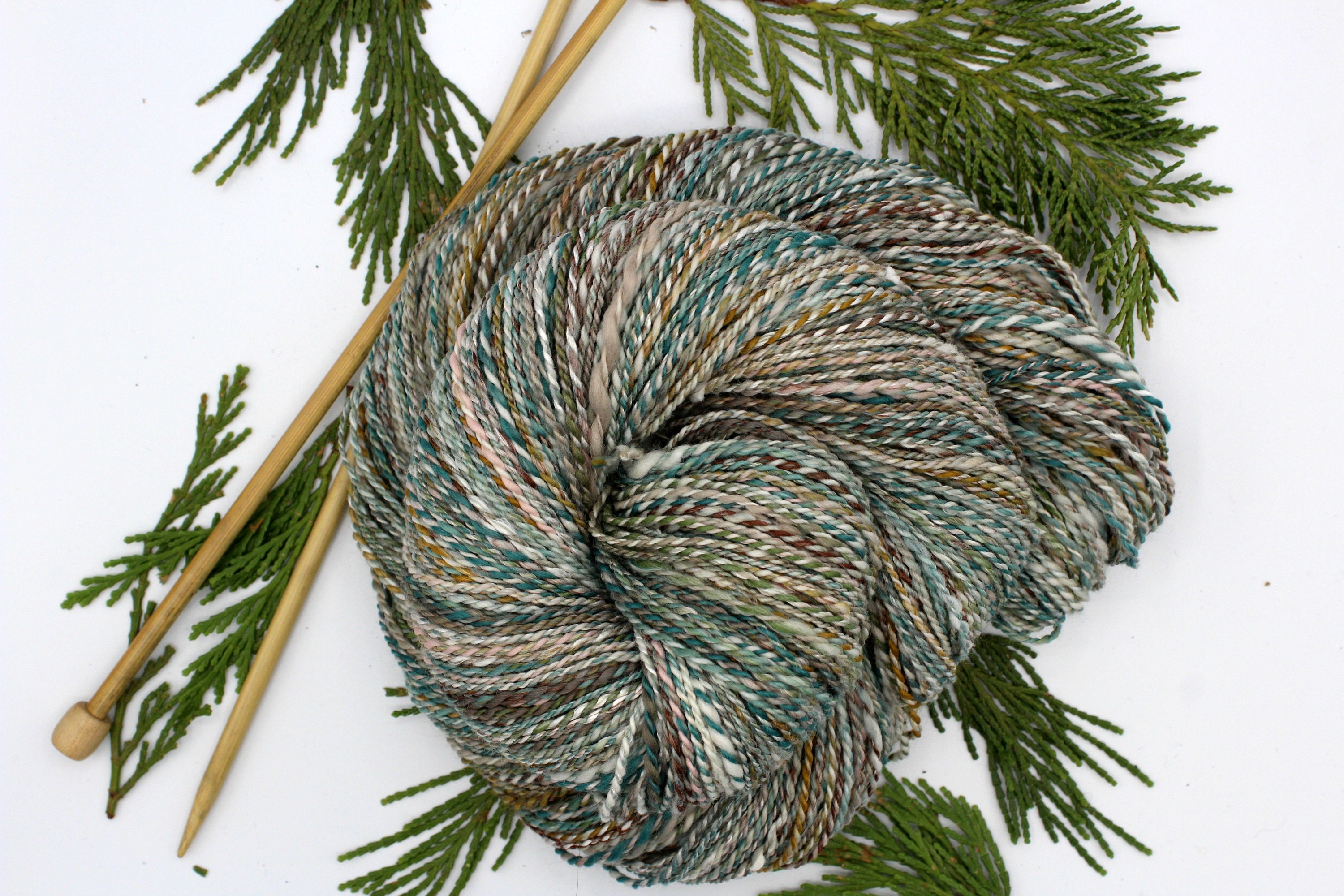 Sport Weight Yarn, Handspun Merino Wool Blend, 290 Yards of a 2 Ply ...