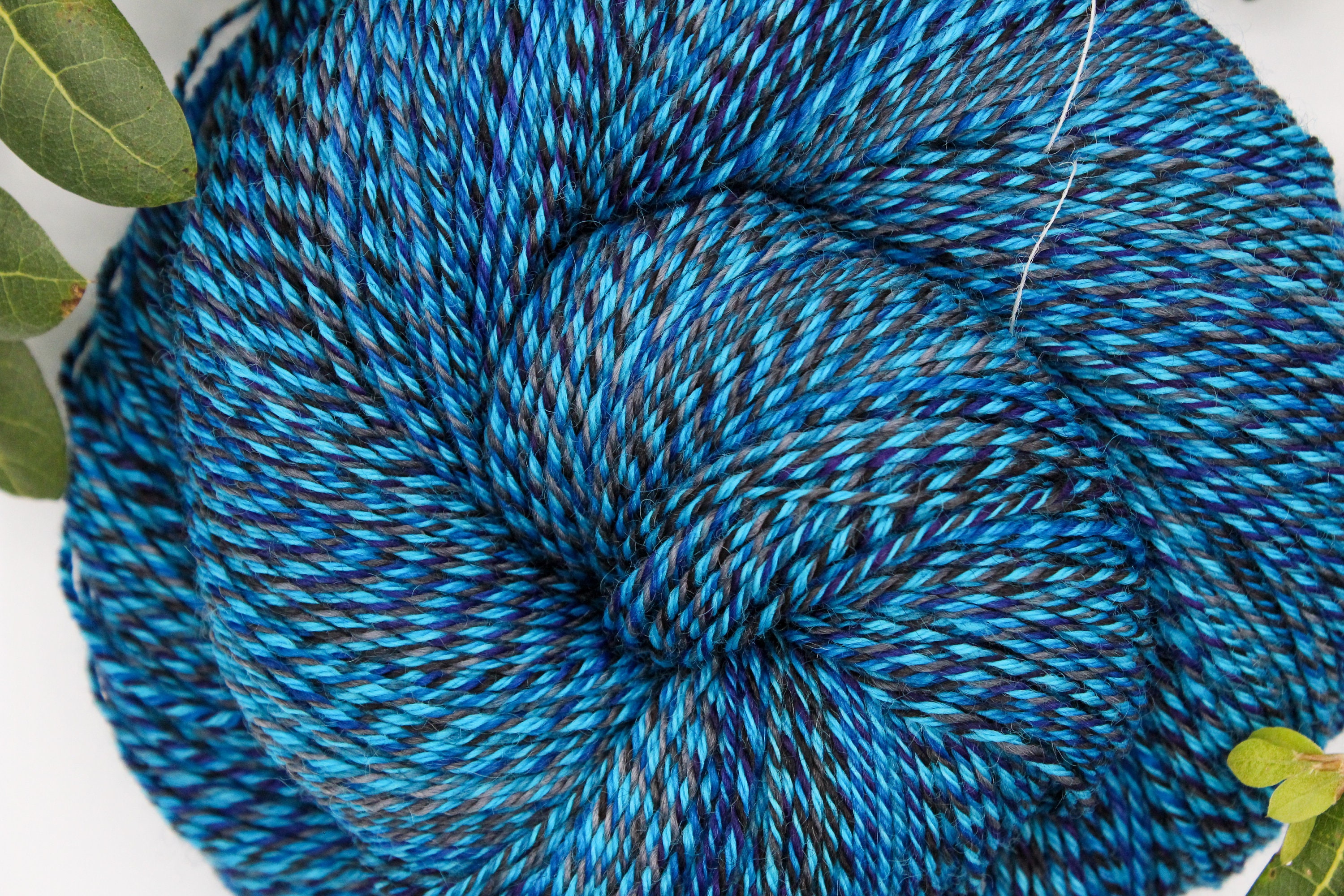 Yarn Kids' Crafts Handspun \u201cSplish Splash\u201d Corriedale Wool ...