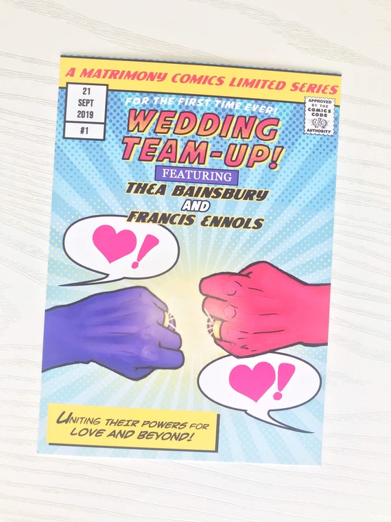 Superman And Superwoman Wedding Invitations Comic Book Wedding Party